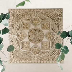 Multilayer Laser Cut Mandala - Etsy