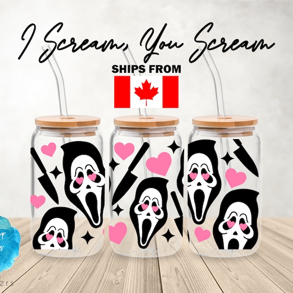 Scream Dtf Cup Wrap - Etsy
