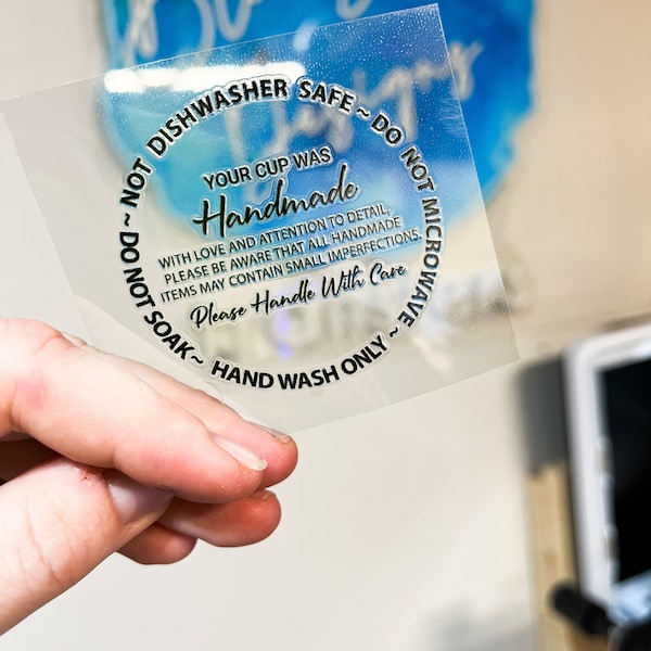 Uv Dtf Care Instructions - Etsy