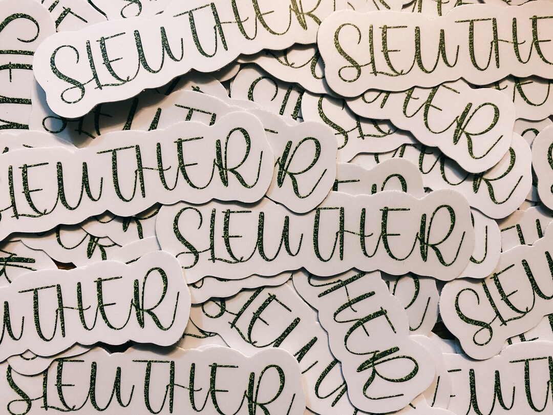 Special Sleuther Sticker Add a Little Coziness to Your Ereader ...