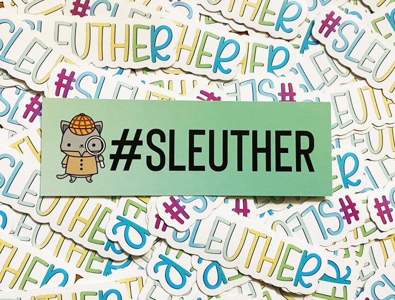 Colorful sleuther Sticker Perfect for Fans of Hallmark - Etsy