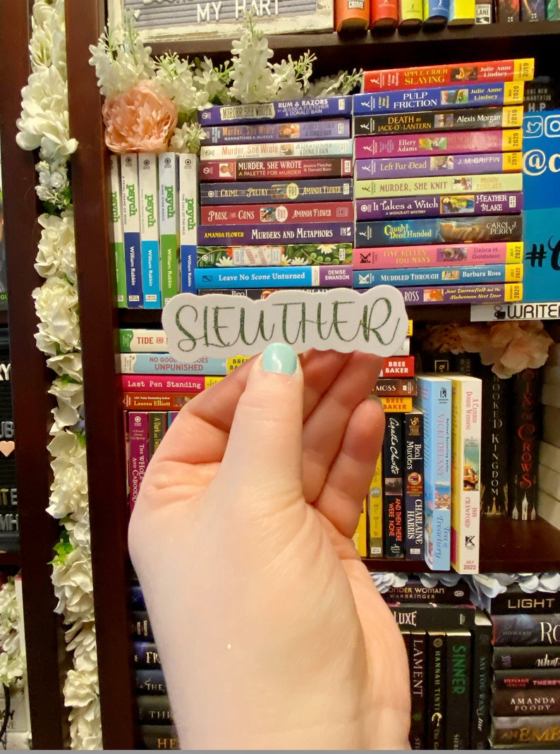 Special Sleuther Sticker Add a Little Coziness to Your Ereader ...