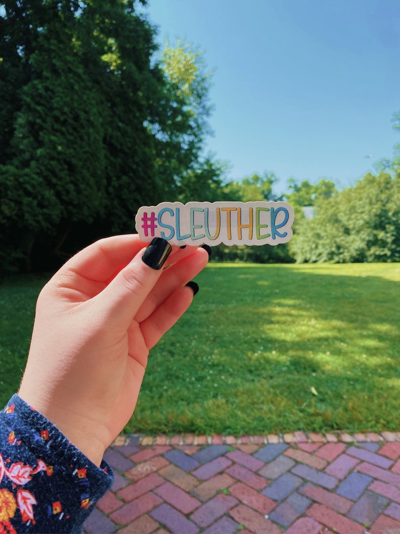 Colorful sleuther Sticker Perfect for Fans of Hallmark - Etsy