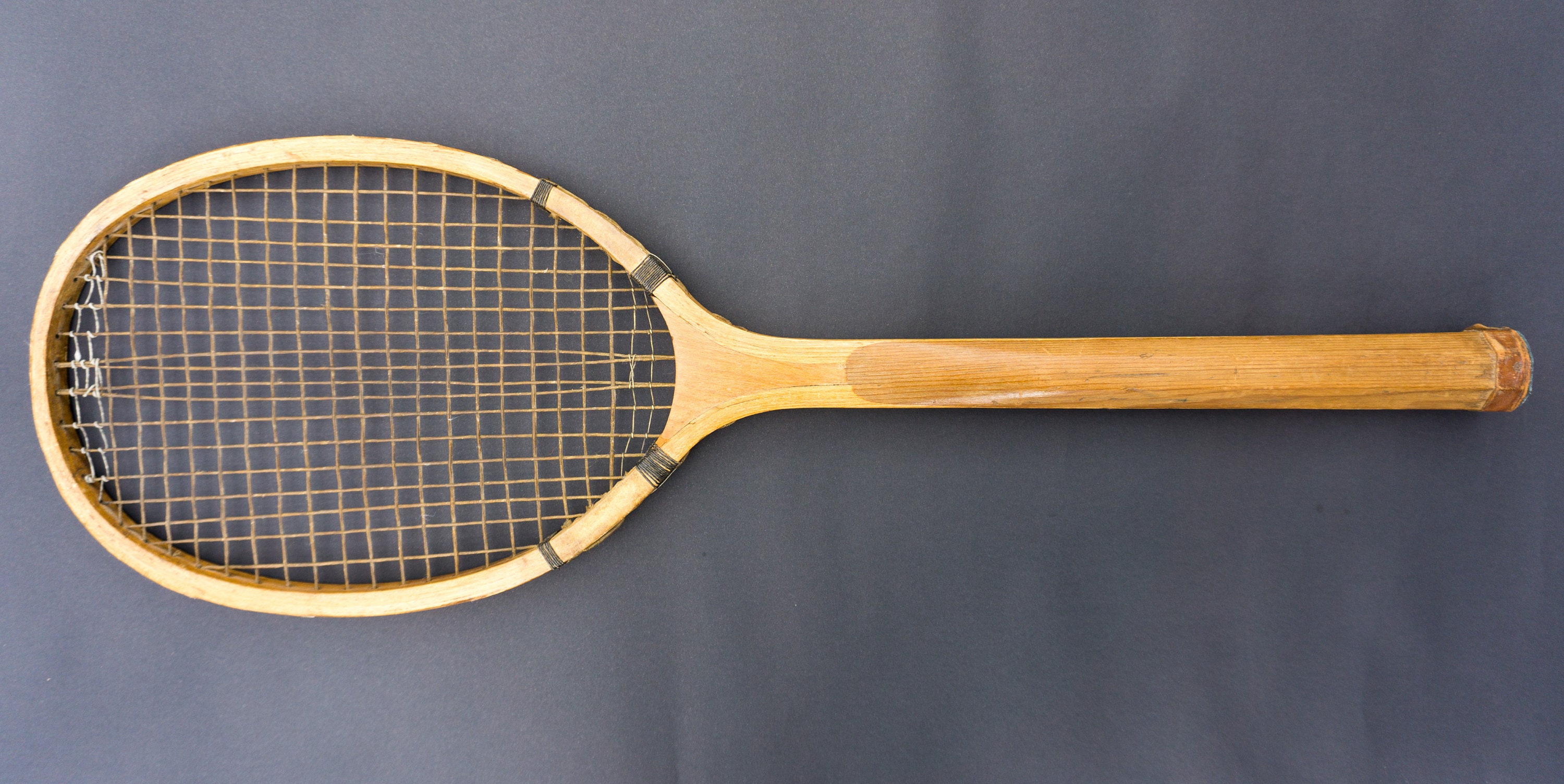 Antique Tennis Racket With Original Double Mains String C1900 - Etsy