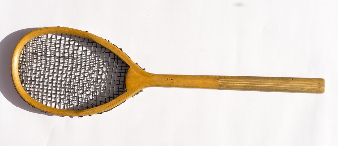 Tilt Head Royal real Tennis Racket by T. A. J. Harris of London - Etsy
