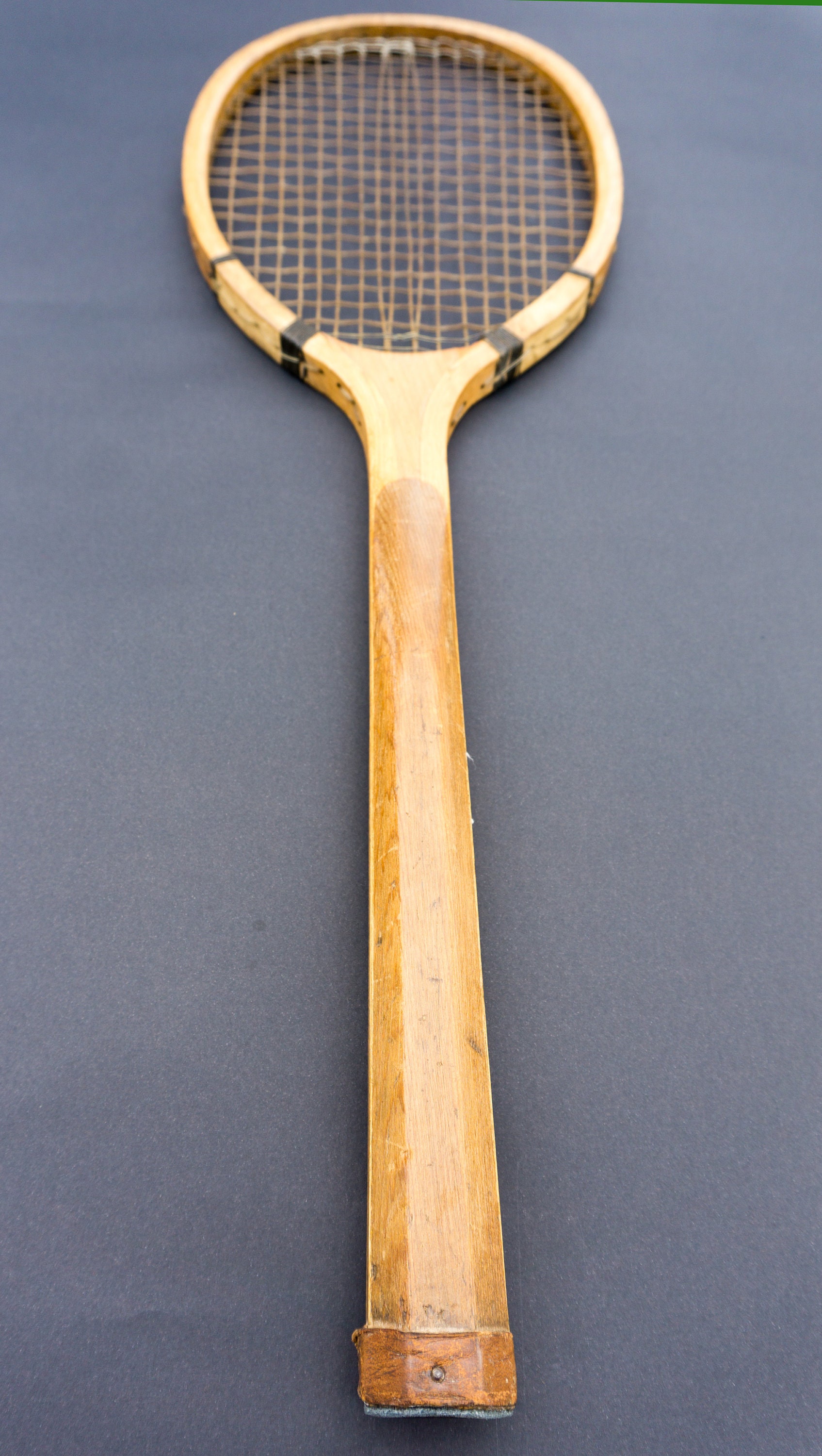 Antique Tennis Racket With Original Double Mains String C1900 - Etsy