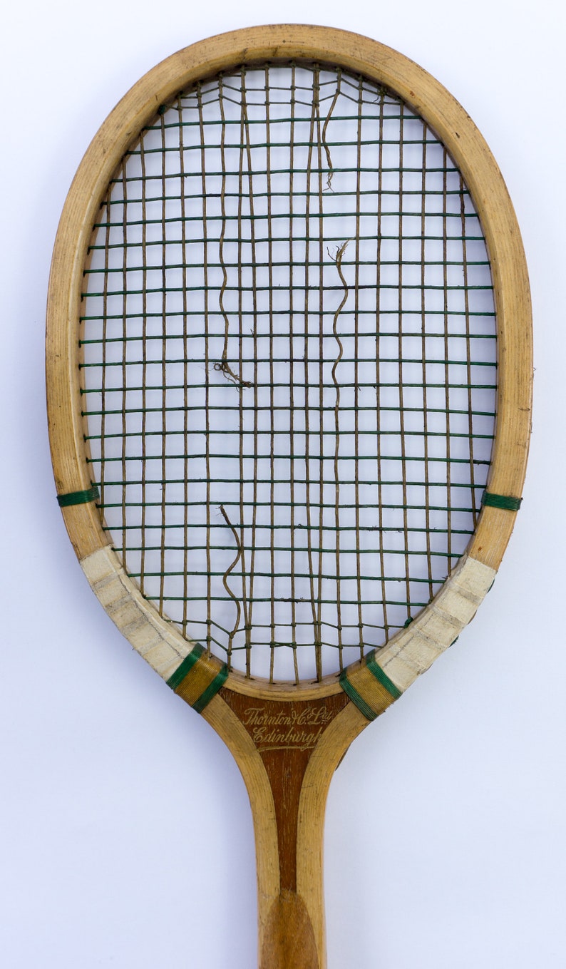 Viceroy Fishtail Vintage Tennis Racket by Thornton & Co., Edinburgh. - Etsy