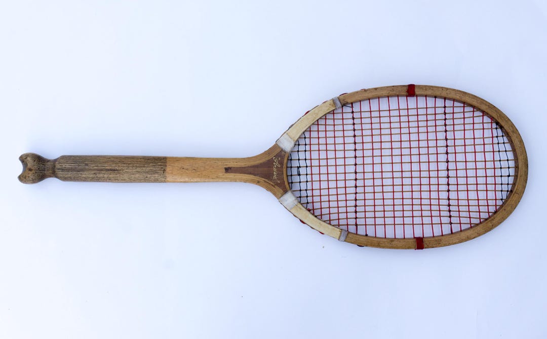 Vintage English Fishtail "ardee" Tennis Racket by Rownson and Drew - Etsy