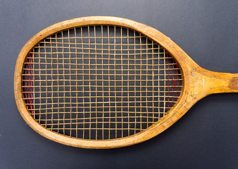 Vintage Fishtail Tennis Racket by C. H. Rodwell C1907 - Etsy