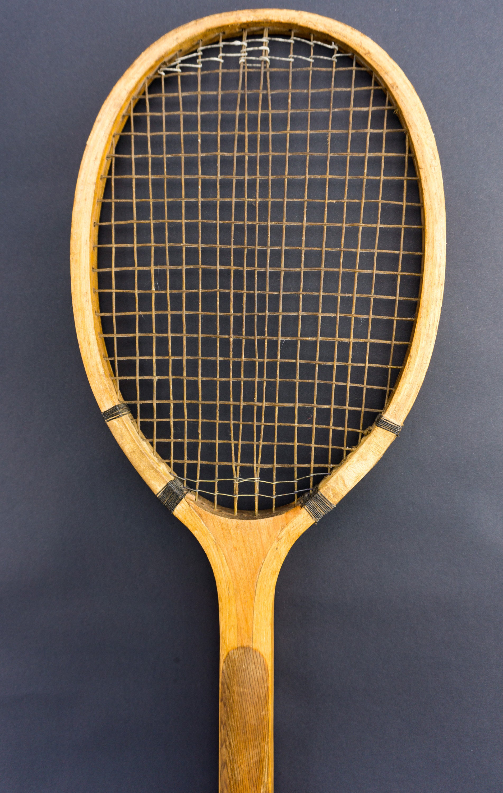 Antique Tennis Racket With Original Double Mains String C1900 - Etsy