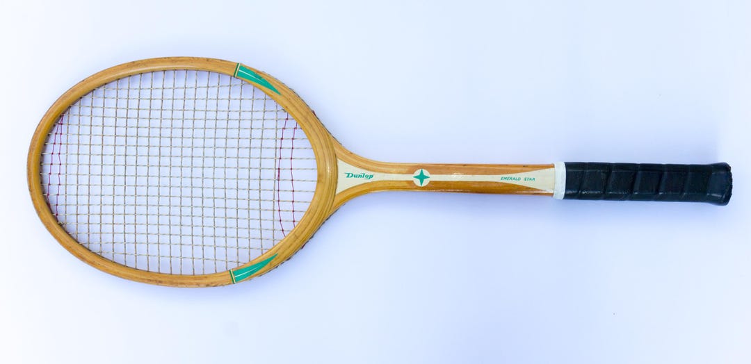 Emerald Star Dunlop Wood Tennis Racket C1960 - Etsy