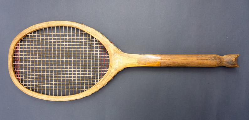 Vintage Fishtail Tennis Racket by C. H. Rodwell C1907 - Etsy