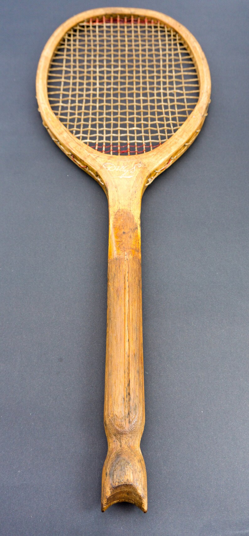 Vintage Fishtail Tennis Racket by C. H. Rodwell C1907 - Etsy