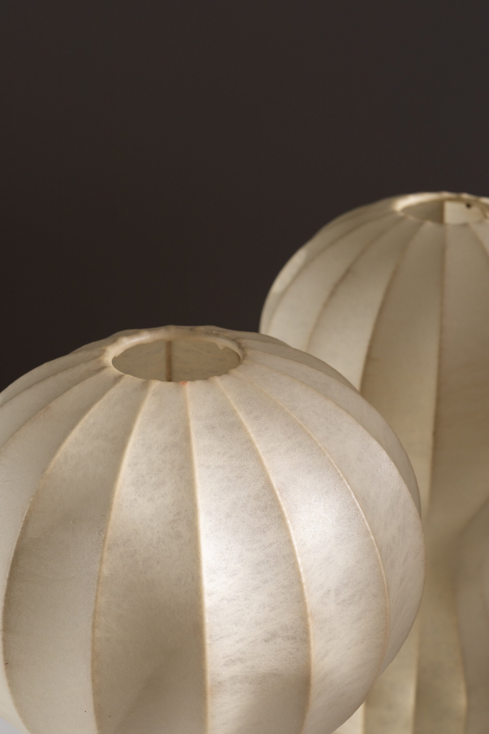 Pair of Vintage Cocoon Gatto Resin Table Lamps by Achille & Pier ...