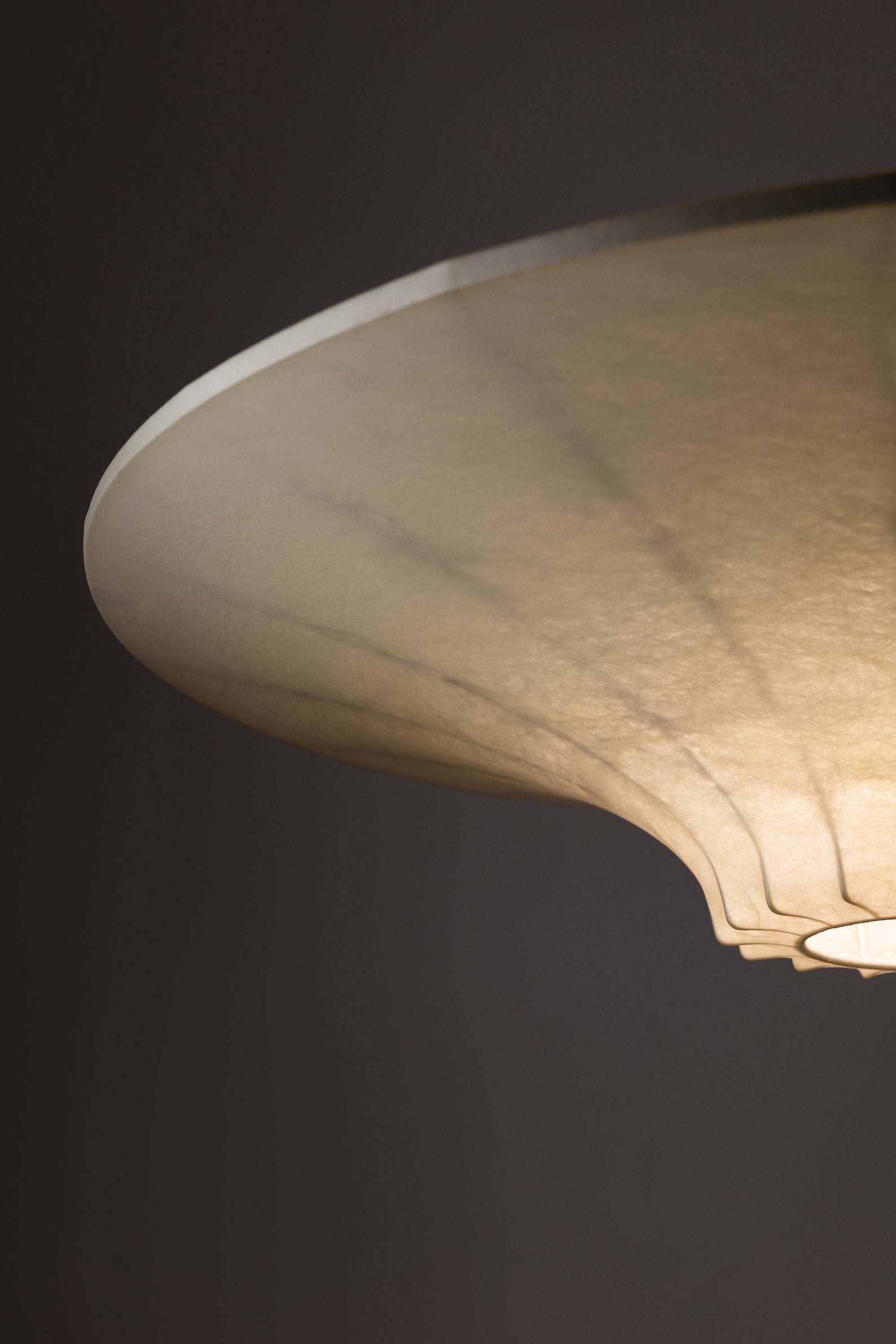 Vintage Cocoon Resin Lamp by Achille & Pier Castiglioni for Flos 1970s ...