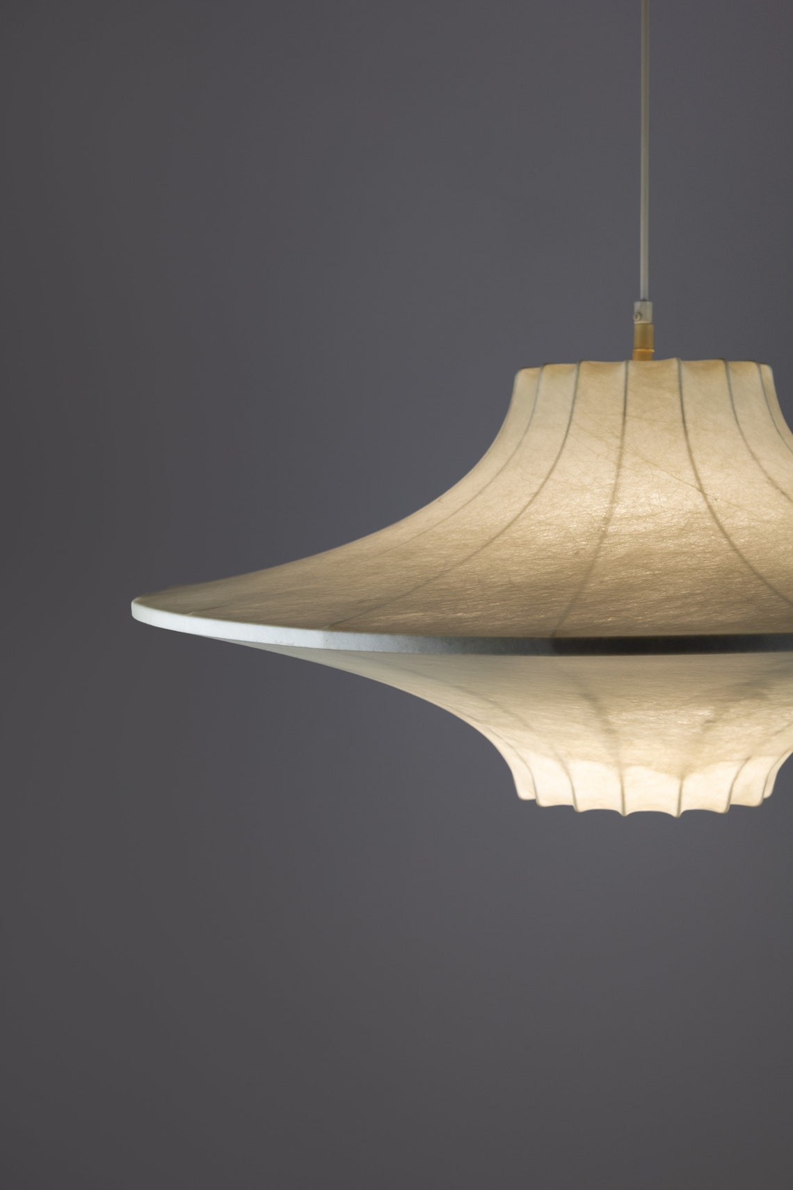 Vintage Cocoon Resin Lamp by Achille & Pier Castiglioni for Flos 1970s ...