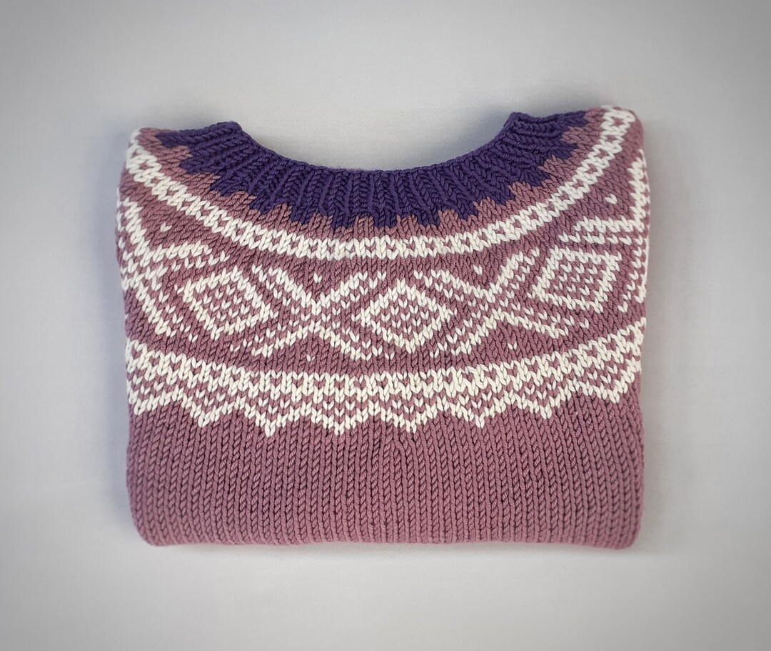 Hand Knitted Norwegian Sweater, Marius Sweater, Hand Knitted Gift From ...
