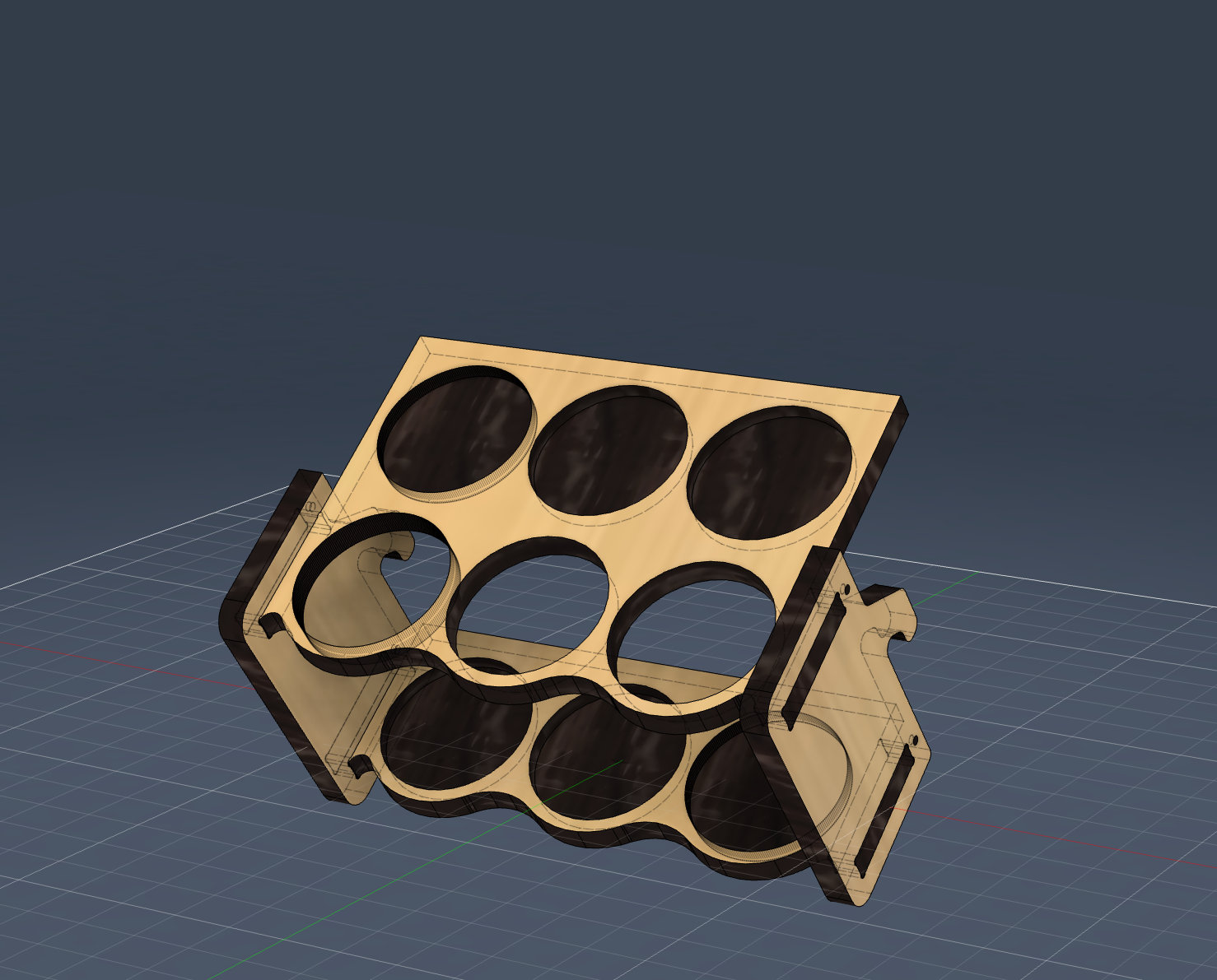Spray Can Holder, CNC and Laser Cutting File - Vectric Crv - Dxf - Swg ...