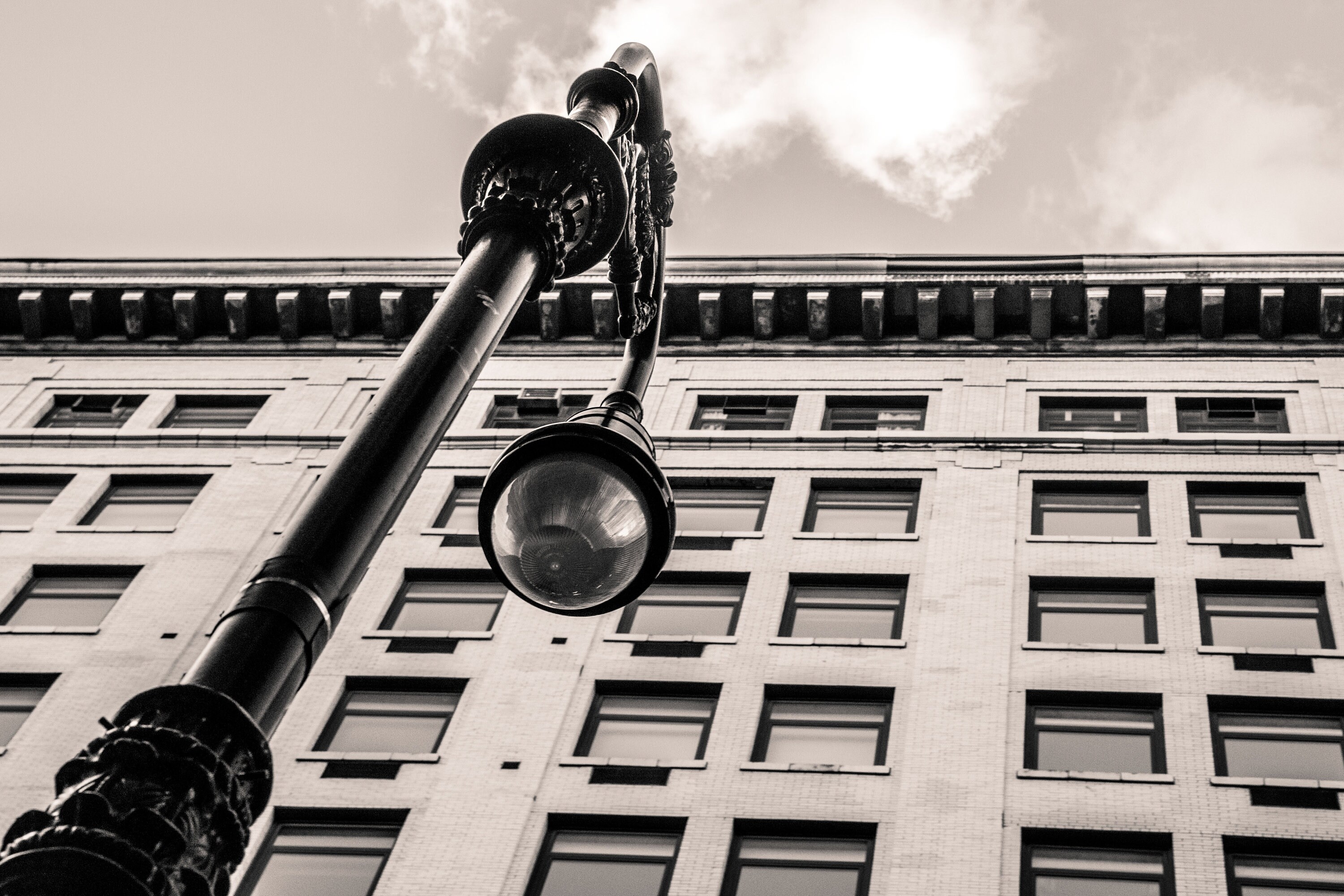 Set of 3 Vintage LAMP POST and New York City Building, Instant Digital ...