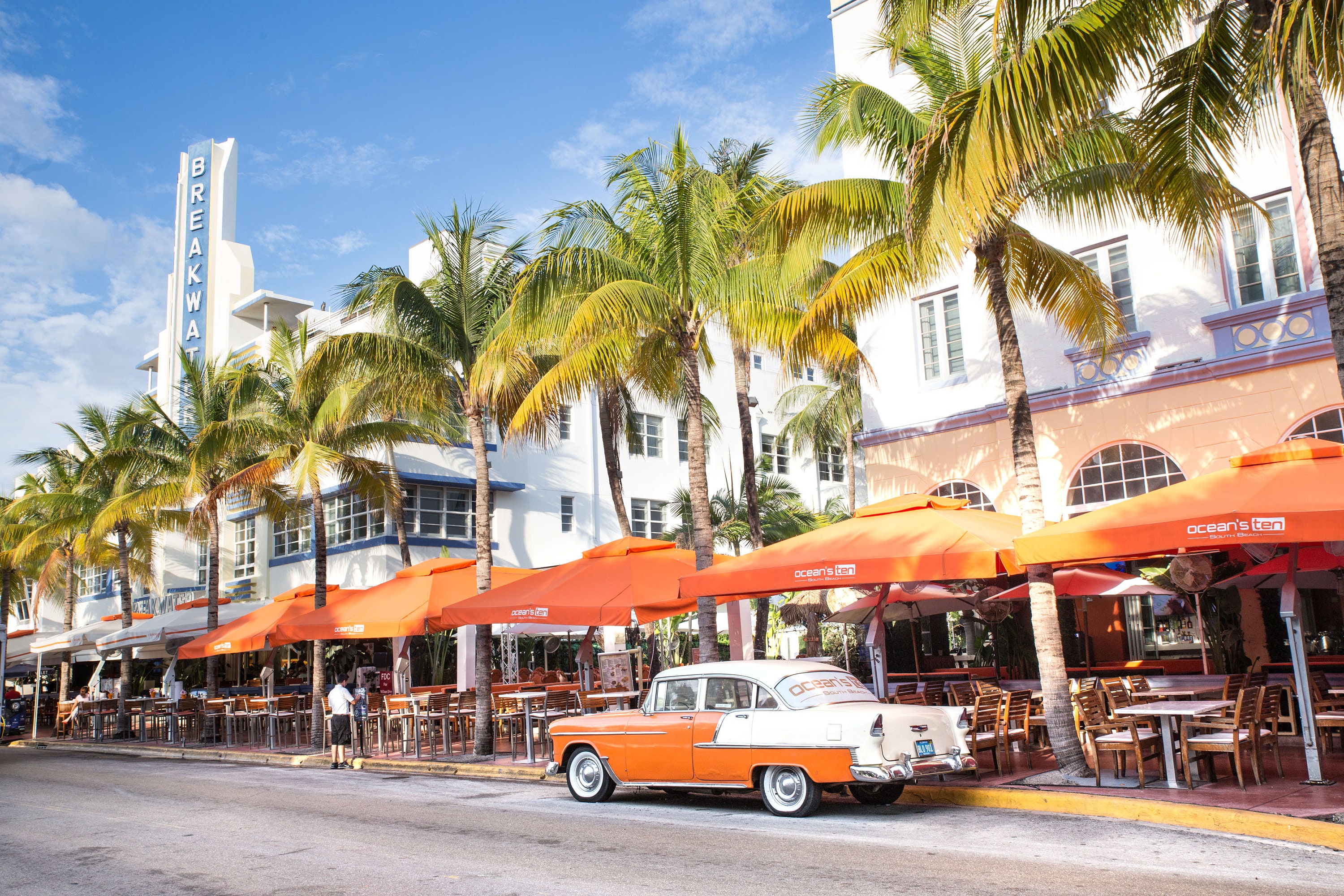 Vibrant SOUTH BEACH MIAMI Street Scene Instant Digital Download Image ...