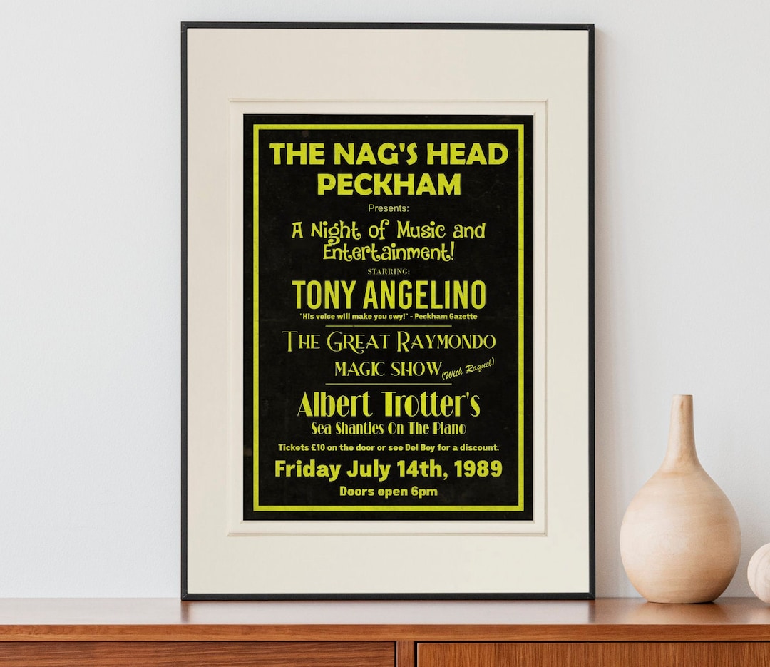 Only Fools & Horses Poster, Del Boy, Nags Head, Comedy, TV, Perfect ...