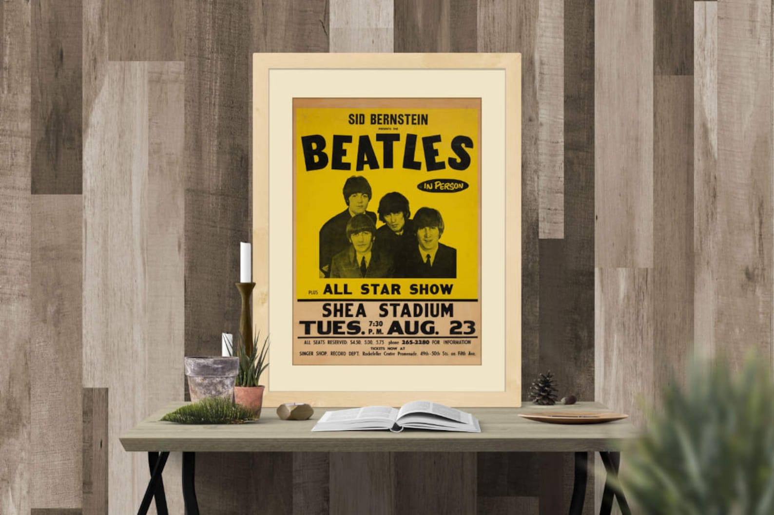 Beatles Shea Stadium Poster Print - Etsy UK