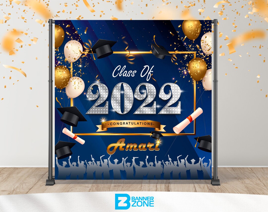 Graduation Banner, Event Backdrop, Banner, Happy Birthday Backdrop ...