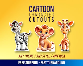 Character Cutouts, Custom Cutouts, Cartoons Cut Outs, and Party Signs ...