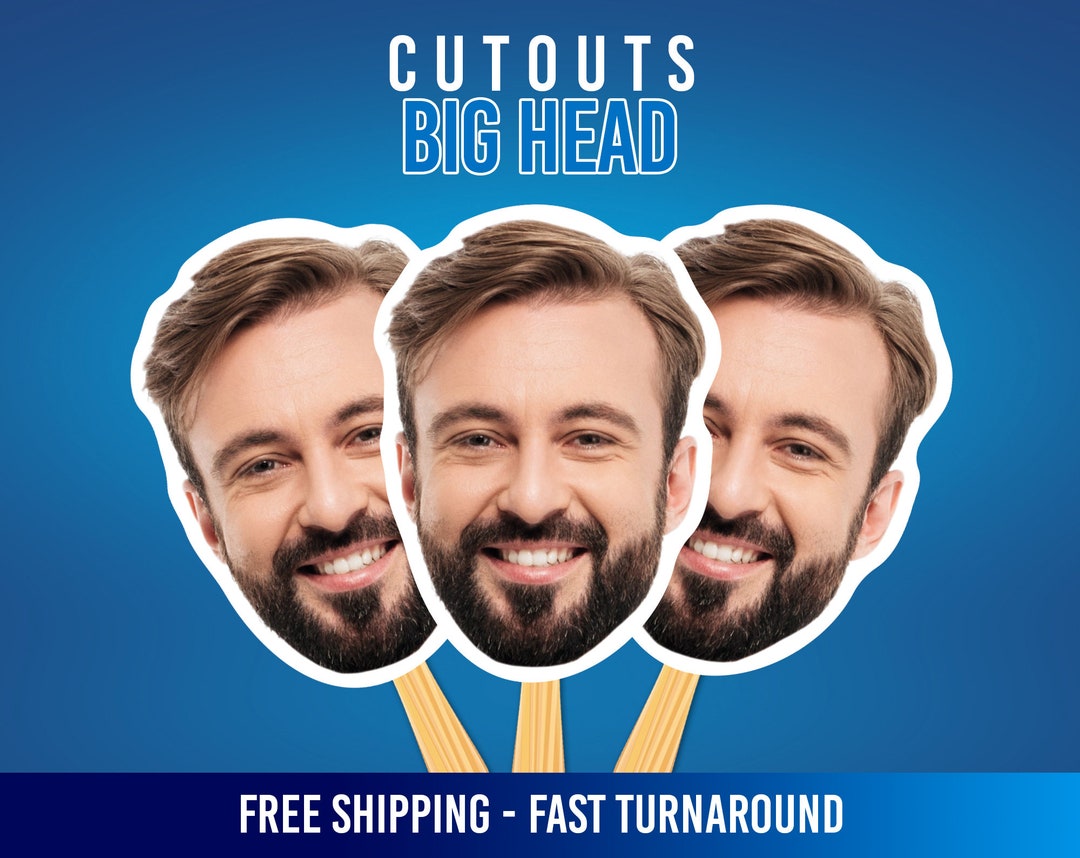 Big Personalized Face Cutouts on Sticks! Perfect for Bachelorette ...