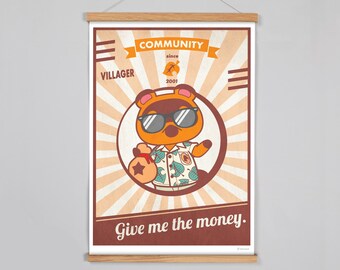 Tom Nook Poster - Etsy