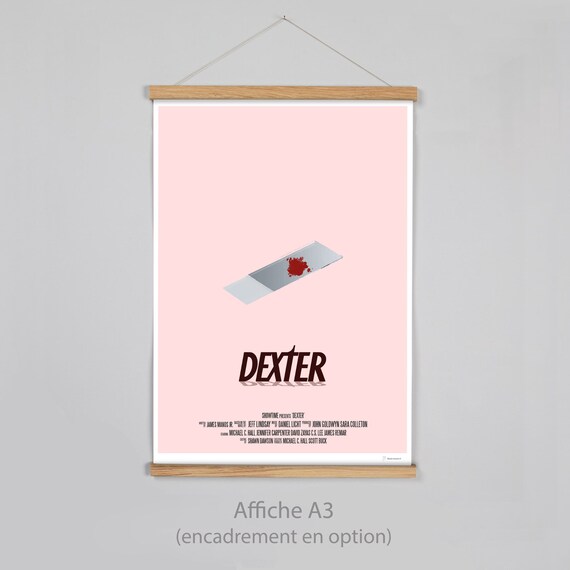 Poster Inspired Poster Dexter Series Handmade Illustration A4 - Etsy