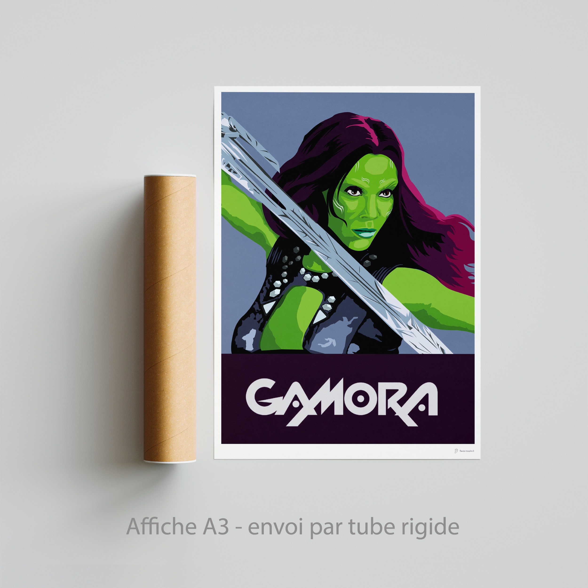 Gamora Guardians Of The Galaxy Poster