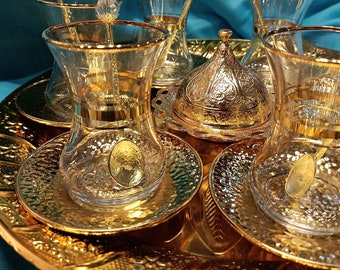 Turkish Tea Set - Etsy