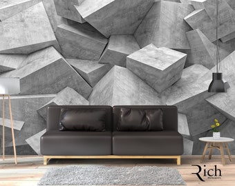 Vintage Background Wallpaper, 3D Wall Tiles Wall Mural, Grunge Design ...