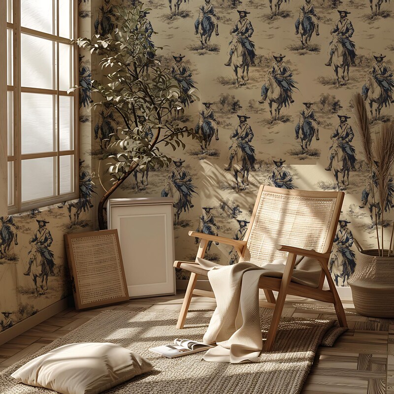 Western Theme Wallpaper - Etsy