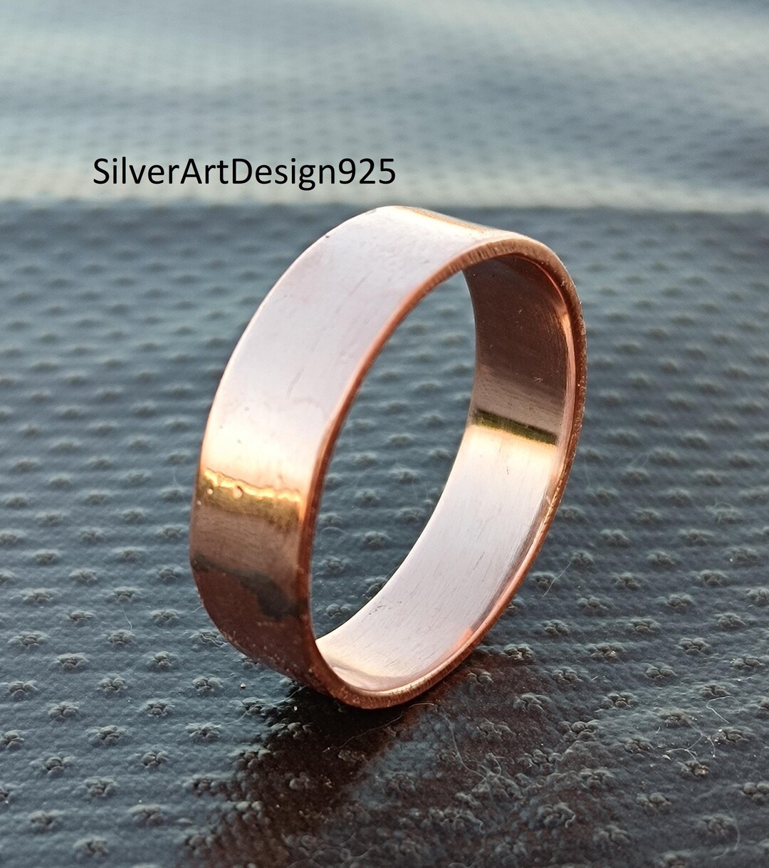 Solid Copper Ring, 100% Solid Copper Ring, Handmade Ring, Meditation ...
