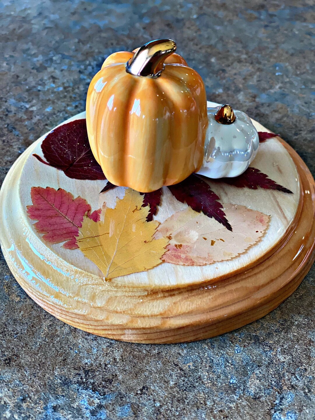 5 Falling Leaves Display - Etsy