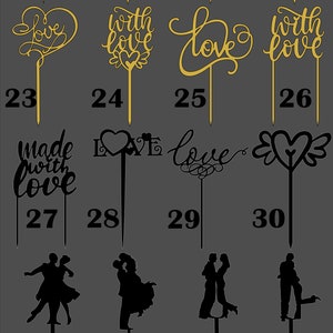Cake Topper Personalized Cake Topper Name and Age Birthday - Etsy