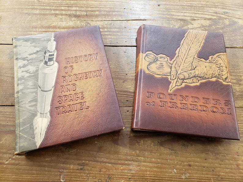 History of Rocketry and Space Travel Leather Bound Books - Etsy