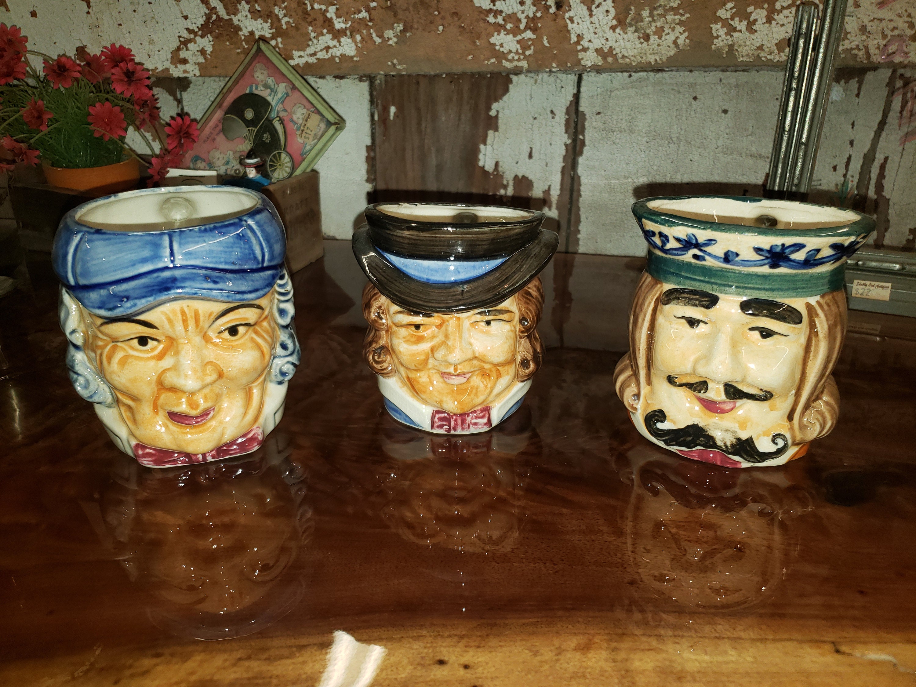 Vintage Toby Mugs - Etsy