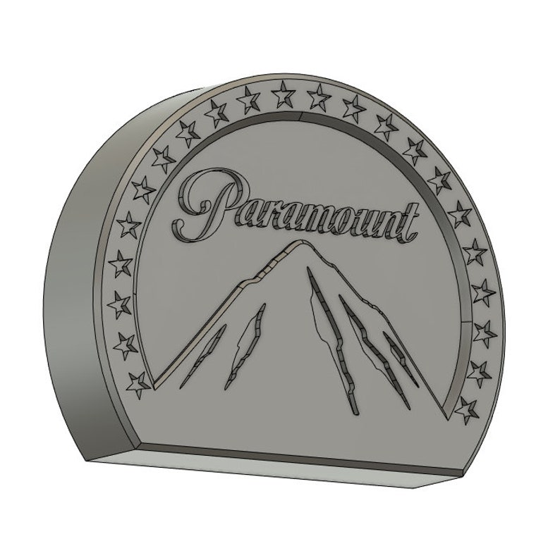 Paramount Pictures LOGO No Support STL 3D Print Files - Etsy Ireland