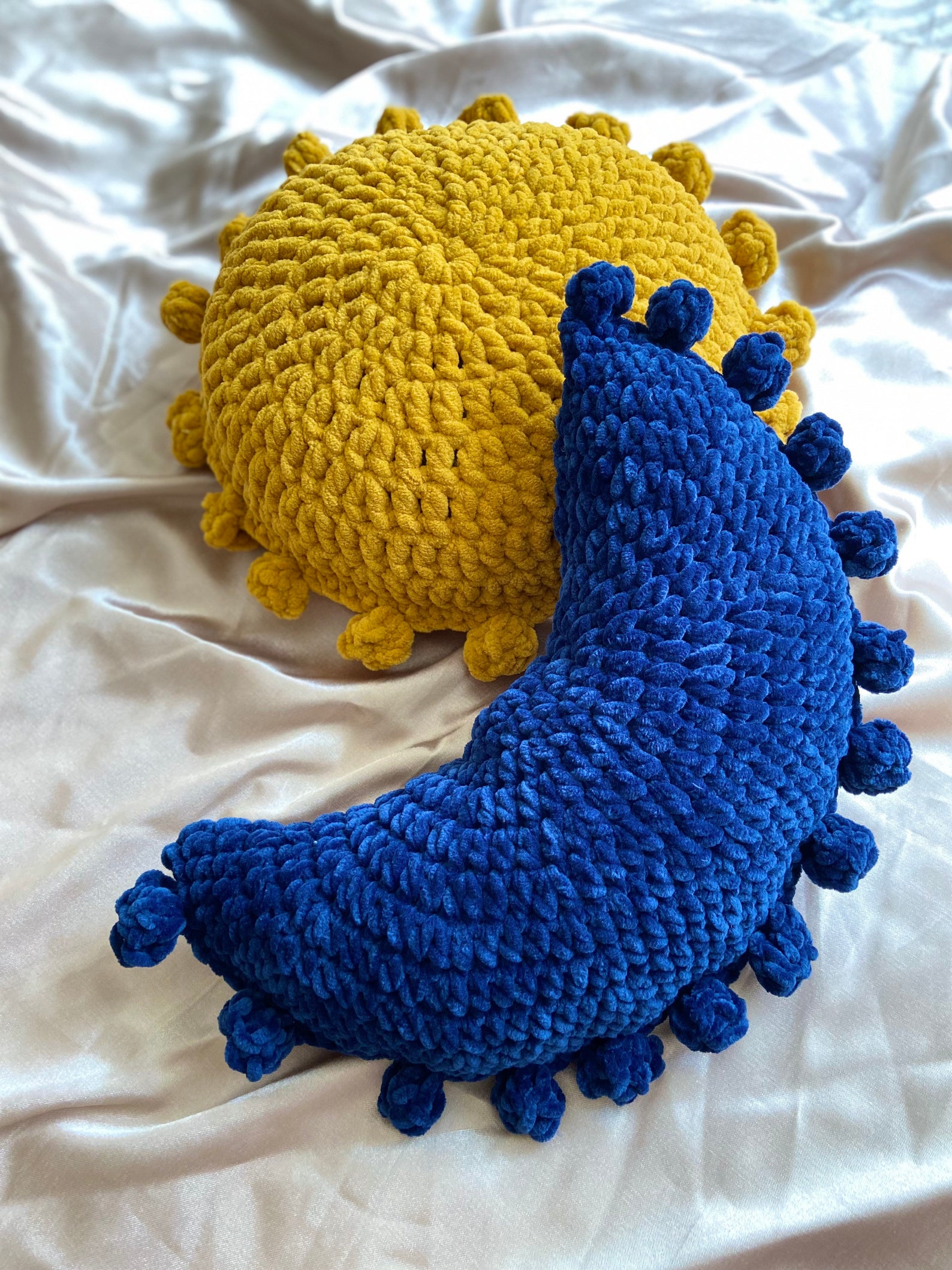 Velvet Moon Pillow, Crochet Pillow, Bohemian/retro/witchy Pillow, Plush ...