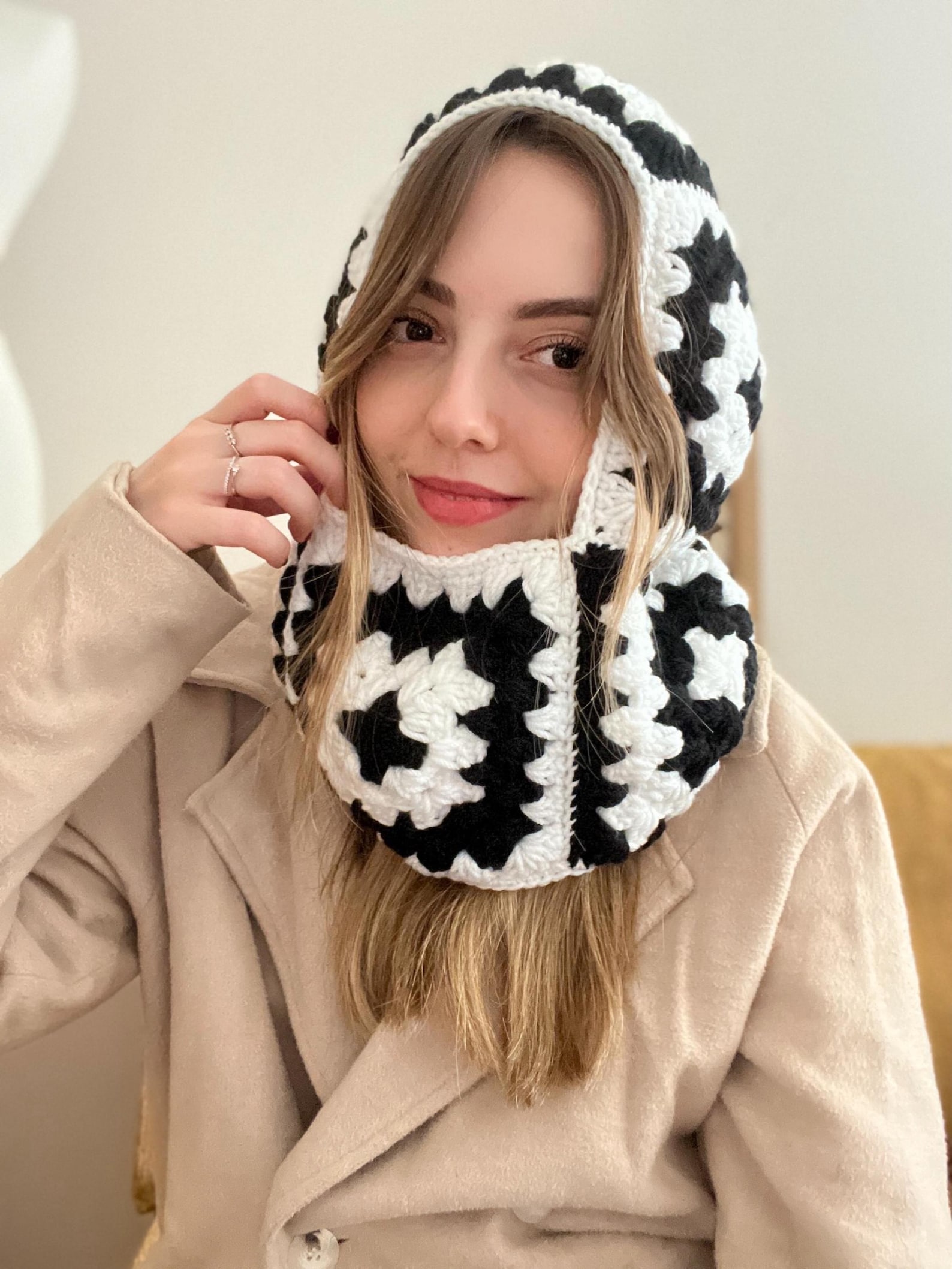 Crochet Balaclava, Granny Square Balaclava, 6 Different Color Balaclava ...