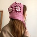 Crochet Bonnet, Granny Square Bonnet, Bohemian Bonnet Hat, Handmade ...