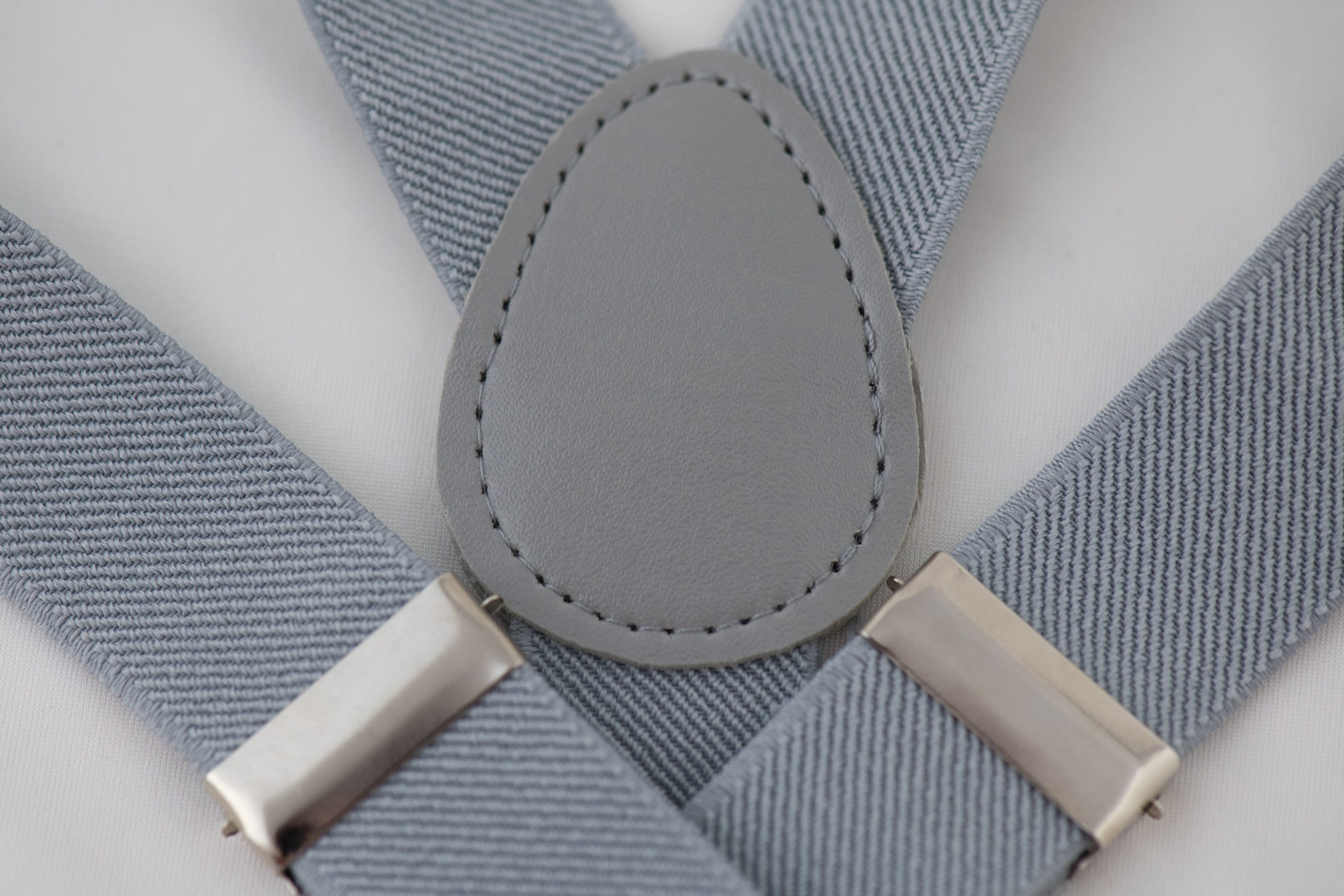 Adjustable Child and Adult Suspenders Kit, Silver Shelby Suspenders and ...