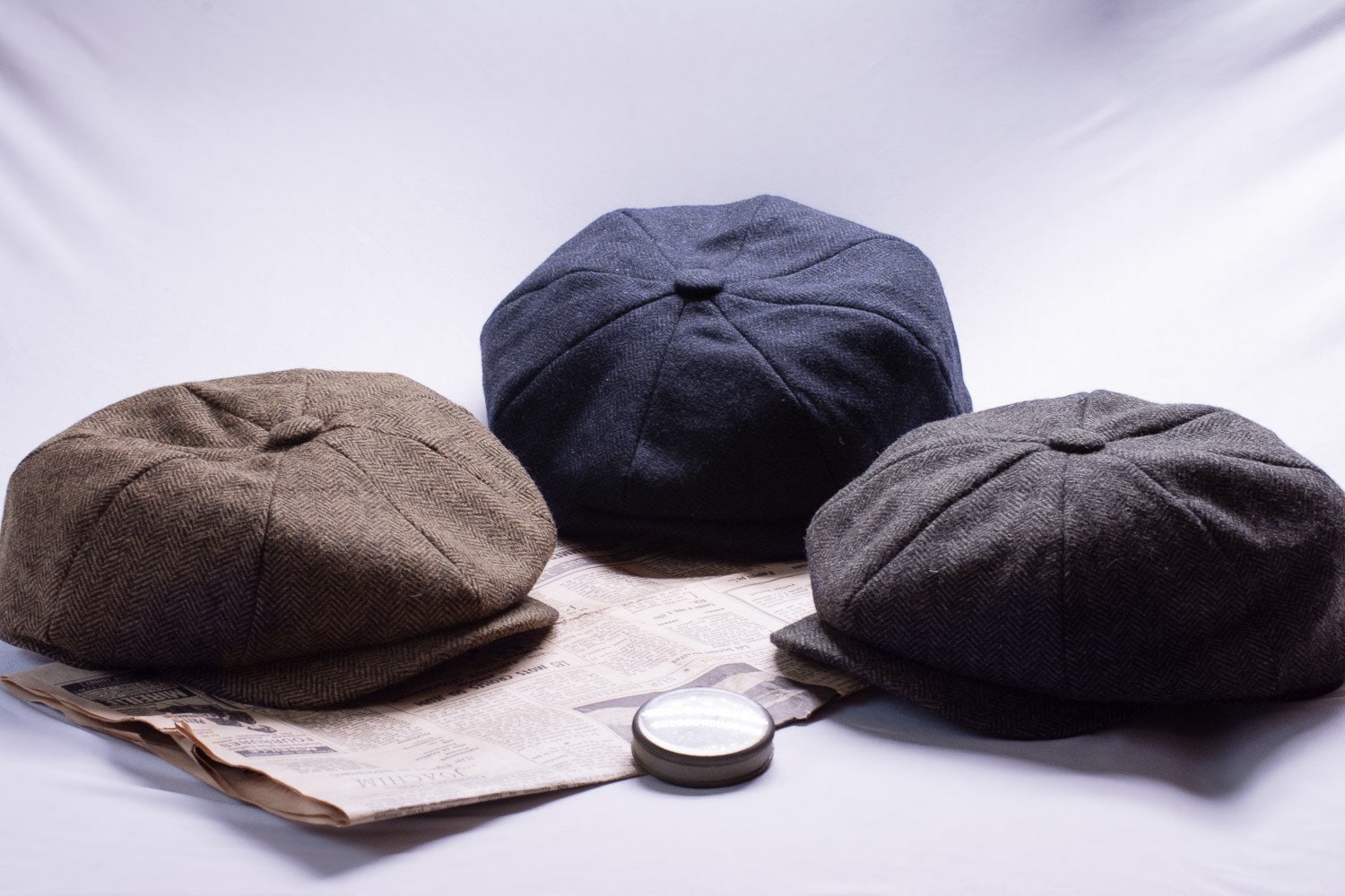 Personalized Men's Newsboy Cap, Women's Newsboy Hat, A.shelby Brown ...