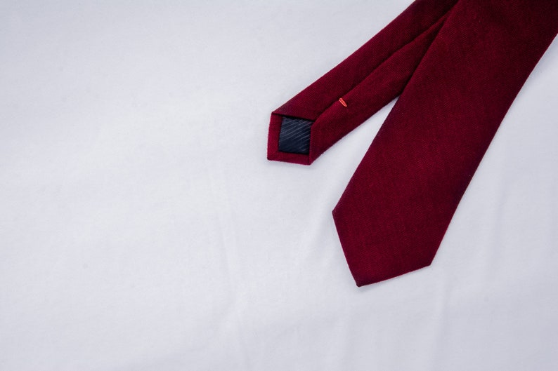 Suit Tie, Men's Notary Tie, Red Paisley Pattern Tie B, Bohemian Chic ...