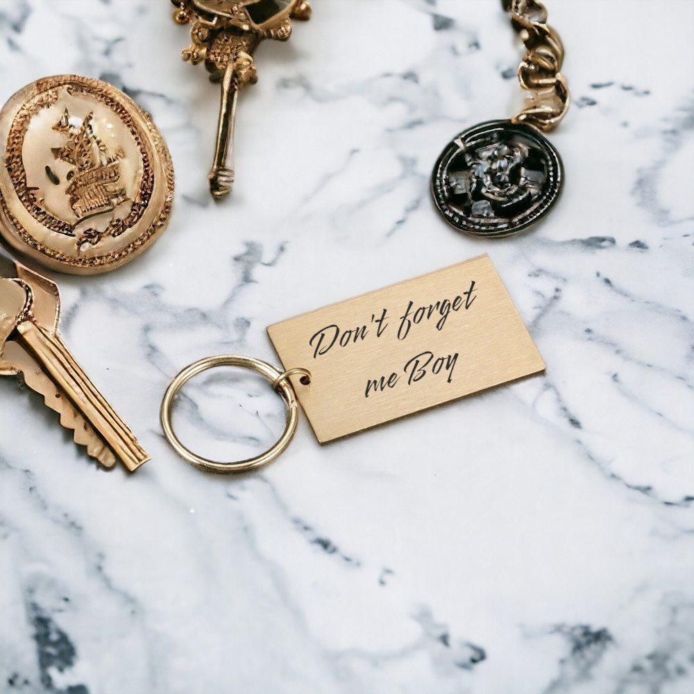 Personalized Key Ring, Gold Steel Car Key Ring, Hyul Shelby ...