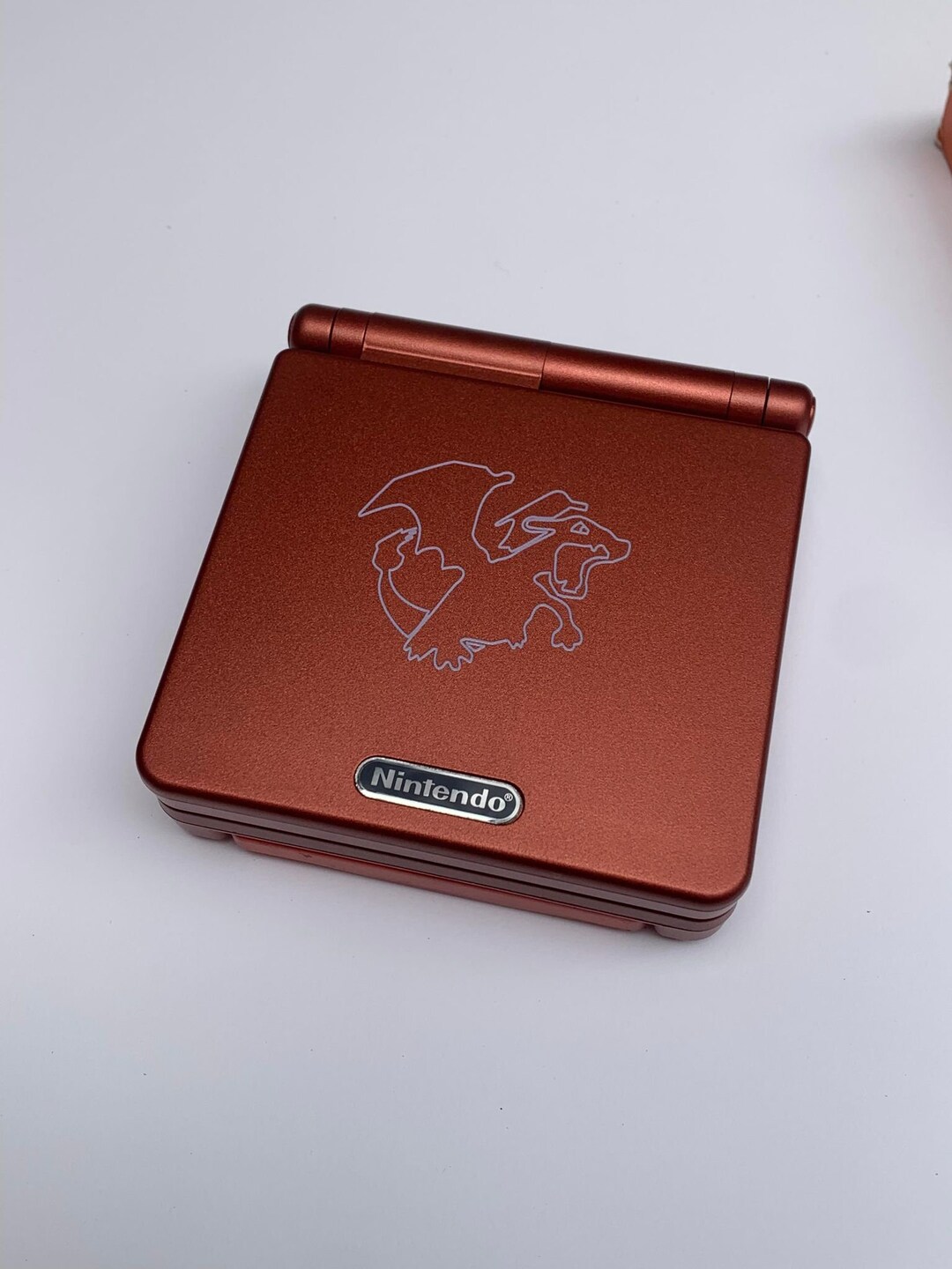 GBA SP Console Refurbished Gameboy Advance Pokemon Charizard Red Front ...