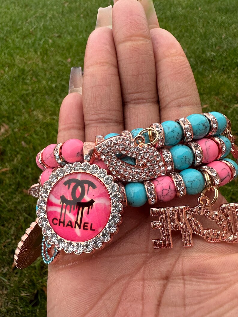 Shes Dope Charm Bracelet Set - Etsy